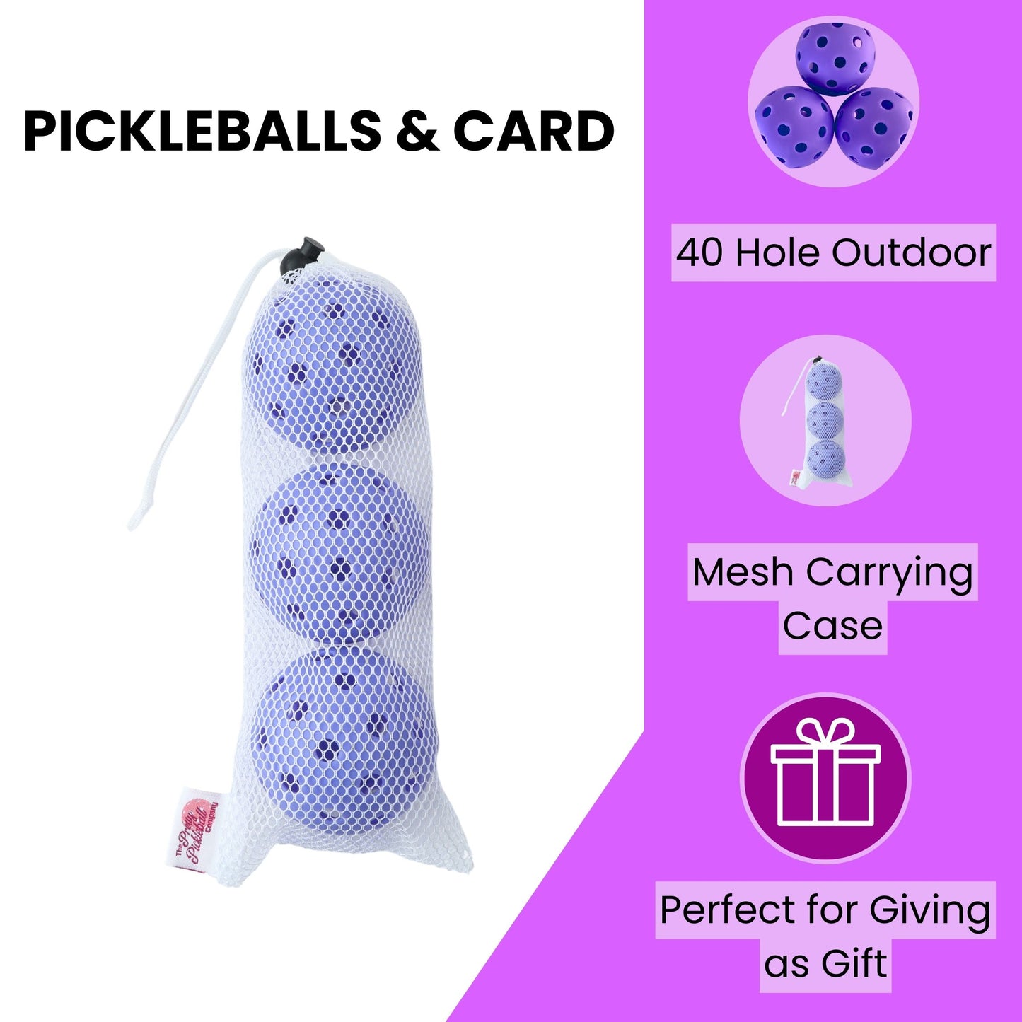 Pickler Purple Pickleball Accessory Set – The Pretty Pickleball Company