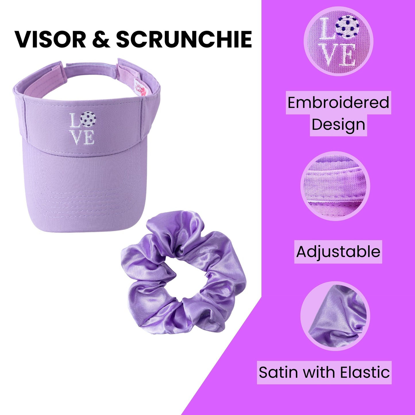 Pickler Purple Pickleball Accessory Set – The Pretty Pickleball Company