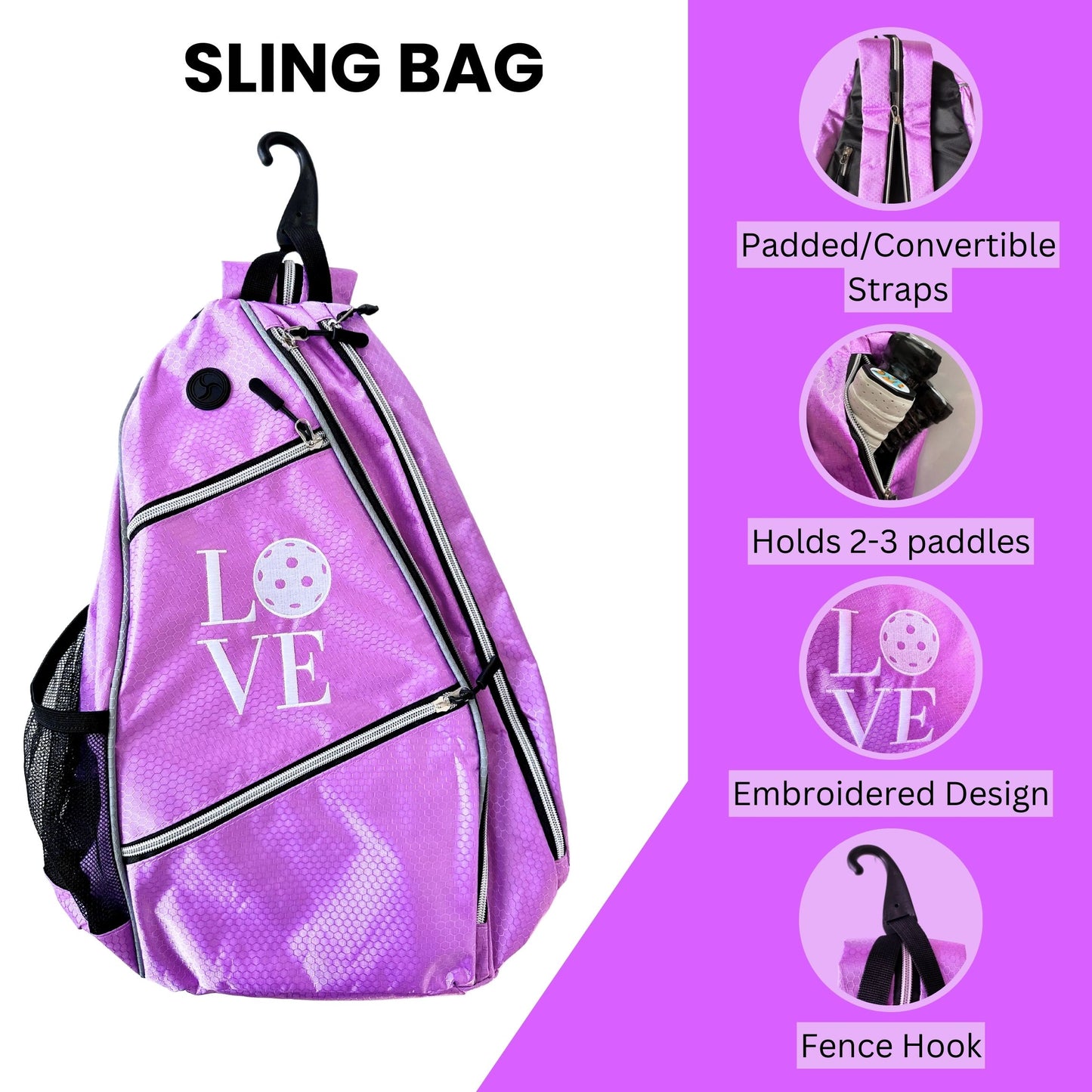 Pickler Purple Pickleball Accessory Set – The Pretty Pickleball Company