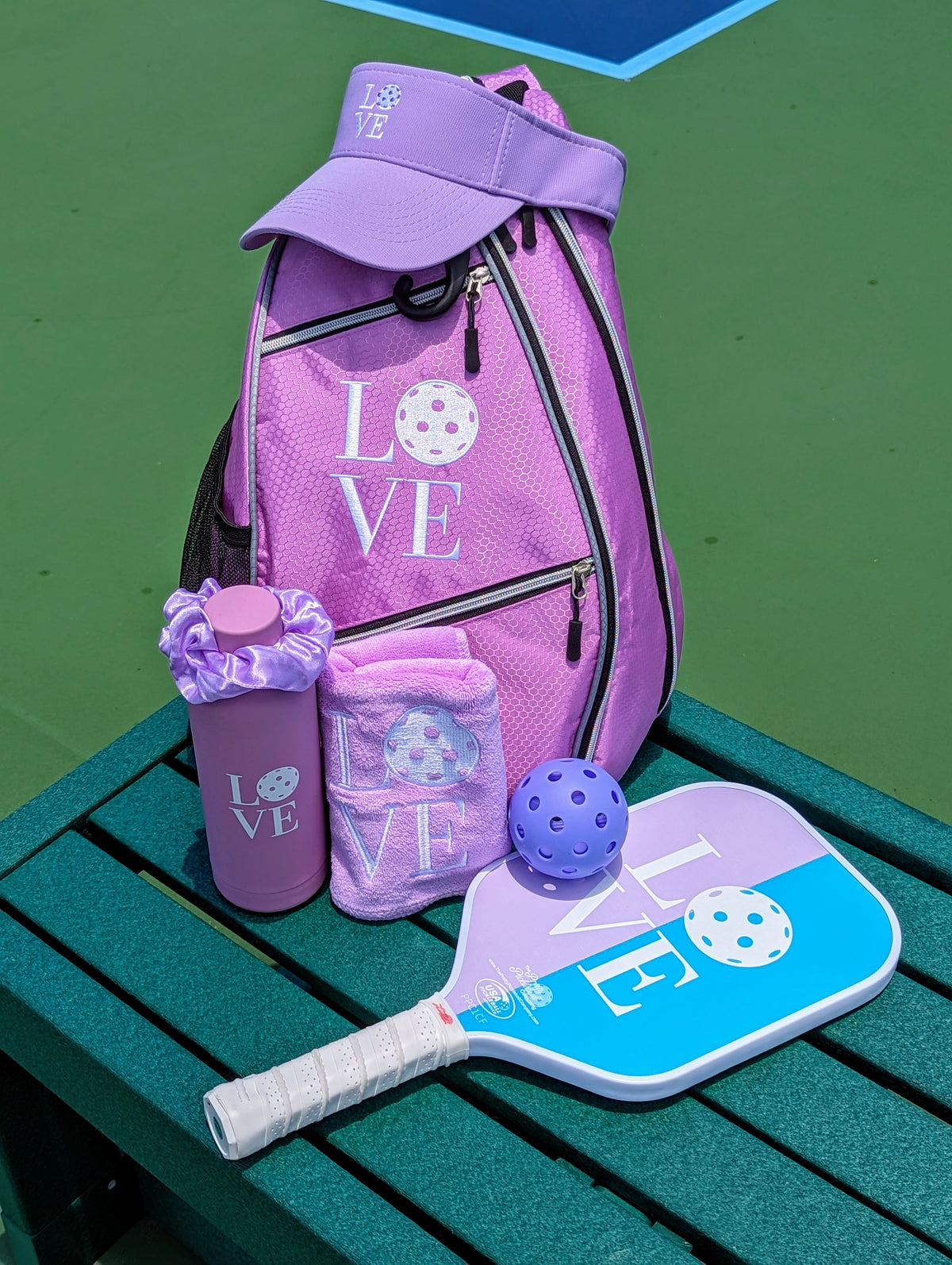 Pickler Purple Pickleball Fan Pack | The Pretty Pickleball Company