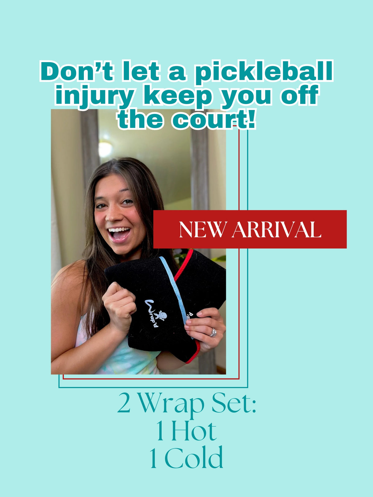 Pickleball Essentials Kit - Hot & Cold Therapy Packs for Pickleball Pl ...